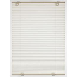 Plissee Gardinia "Plissee Solo mit Saugn&auml;pfen" Gr. 1, beige (creme), B:40cm H:130cm, Obermaterial: 100% Polyester, Plissees, mit integrierter Schnurf&uuml;hrung