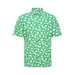 Kurzarmhemd Casual Friday "Kurzarmhemd CFAton", Herren, Gr. L, N-Gr, gr&uuml;n (jelly bean), Obermaterial: 100% Baumwolle CO., Hemden