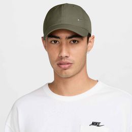 Baseball Cap Nike Sportswear "U NK DF CLUB CAP U CB MTSWSH L", Damen, Gr. L, medium olive, Obermaterial: 100% Polyester, Caps, mit gebogenem Schirm, mit Metall-Swoosh-Logo, mittelhohe Passform