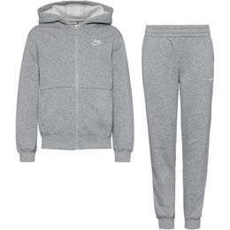 Nike NSW CLUB FLEECE Trainingsanzug Kinder - Gr&ouml;&szlig;e 128/134 - grau