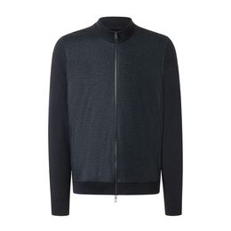 Strickjacke Maerz Muenchen "Maerz Muenchen 561001 Strickjacke Herren Bekleidung", Herren, Gr. 50, blau, 100% Wolle (Merino), Strickjacken Strickjacke