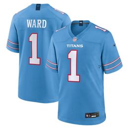 Footballtrikot Nike "Nike Trikot Tennessee Titans Nike Game Jersey Home Ward 1", Herren, Gr. L, mehrfarbig, 100% Polyester, Trikots