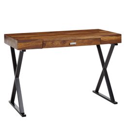 Wohnling WL6.540 Schreibtisch Sheesham 120 cm x 55 cm x 78 cm
