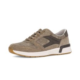 Sneaker Gabor "Sneaker low", Herren, Gr. 49,5, braun, Schuhe Sneaker