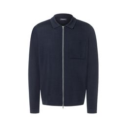 Strickjacke Maerz Muenchen "Maerz Muenchen 582500 Strickjacke Herren Bekleidung", Herren, Gr. 48, blau, 100% Wolle (Merino), Strickjacken Strickjacke