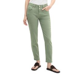 Marc O'Polo Boyfriend-Jeans MARC O'POLO "aus Organic Cotton-Mix", Damen, Gr. 27, L&auml;nge 32, gr&uuml;n (fresh sage), Obermaterial: 94% Baumwolle, 4% Polyester, 2% Elasthan, unifarben, loose fit kn&ouml;chelfrei, Jeans