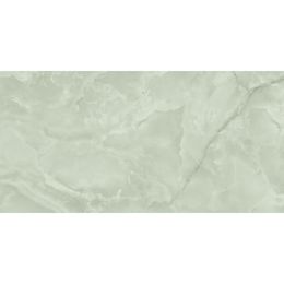 Bodenfliese 'Ginza' Feinsteinzeug mint poliert 60 x 120 x 0,7 cm