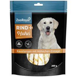 ZooRoyal Hundesnack 'Rind+ Kaustange H&uuml;hnchen-Einlage' 200 g