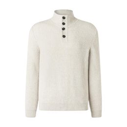 Strickpullover Maerz Muenchen "Maerz Muenchen 427800 Strickpullover Herren Bekleidung", Herren, Gr. 48, beige, 100% Schurwolle, Pullover Strickpullover