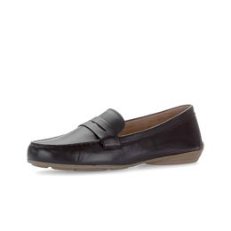 Mokassin Gabor "Mokassin", Damen, Gr. 37,5, schwarz, Schuhe Mokassin