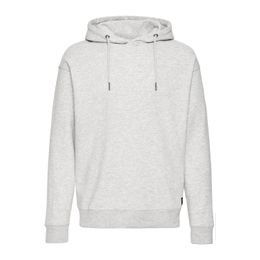!Solid Kapuzenpullover SOLID "Hoodie SDDix", Herren, Gr. M, grau (light grau melange), Obermaterial: 65% Polyester PES. 35% Baumwolle CO., Pullover Kapuzenpullover