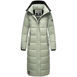 Steppmantel Navahoo "Isalie", Damen, Gr. XL (42), gr&uuml;n (hellmint), Oberstoff: 100% Polyester. Futter: 100% Polyester. Wattierung: 100% Polyester. &Auml;rmelfutter: 100% Polyester, oversize ca. Mitte Wade, &Auml;rmel ohne &Auml;rmelschlitz Rippstrickb&uuml;ndchen mit innenliegendem Gummizug, M&auml;ntel Steppmantel, zeitloser Wintermantel mit abnehmbarer Kapuze