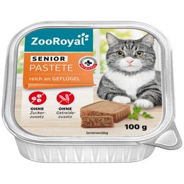 ZooRoyal Katzennassfutter 'Pastete Senior reich an Gefl&uuml;gel' 100 g