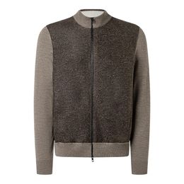 Strickjacke Maerz Muenchen "Maerz Muenchen 561001 Strickjacke Herren Bekleidung", Herren, Gr. 50, braun, 100% Wolle (Merino), Strickjacken Strickjacke