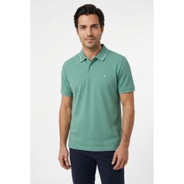 Poloshirt Fynch-Hatton, Damen, Gr. L, jade, Web, Obermaterial: 100% Baumwolle, unifarben, regular fit normal, ohne Ausschnitt, gerader Abschluss kontrastfarben, Shirts, mit Logo Stickerei