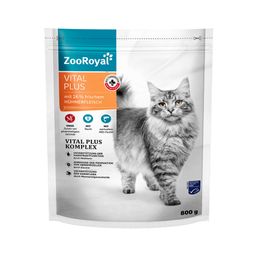 ZooRoyal Katzentrockenfutter 'Vital Plus mit frischem H&uuml;hnerfleisch' 800 g
