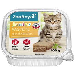 ZooRoyal Katzennassfutter 'Junior-Pastete reich an Gefl&uuml;gel' 100 g