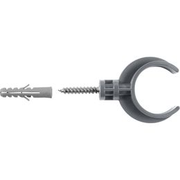 CORNAT Wandhalterung grau f&uuml;r Tauchrohr &Oslash; 40 mm