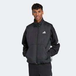 Funktionsweste adidas Sportswear "CITY TECH V", Herren, Gr. L, schwarz, schwarz, Obermaterial: 100% Polyester, Westen Funktionsweste