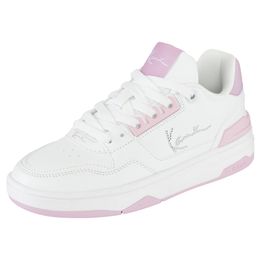 Sneaker Karl Kani "LXRY 2K GS", M&auml;dchen, Gr. 36,5, wei&szlig;, pink, Synthetik, Schuhe Sneaker