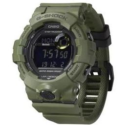Smartwatch Casio G-SHOCK "GBD-800", gr&uuml;n (olivgr&uuml;n, schwarz, dunkelgr&uuml;n), Smartwatches, Herren, Smartwatch, Quarzuhr,Armbanduhr,Herrenuhr,Schrittz&auml;hler,bis 20bar wasserd.digital