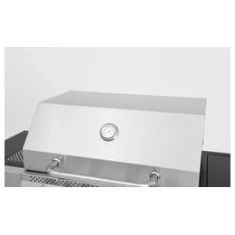 Gasgrill Hanseatic "Memphis, 3 x Hauptbrenner, Infrarot-Heck-, Turbo- und Seitenbrenner", silber (schwarz, silber), B:133cm H:113,6cm T:61cm, Grills, inkl. 3 Jahre Herstellergarantie, Topseller
