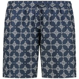 Herren Gro&szlig;e Gr&ouml;&szlig;en | s.Oliver Badeshorts mit Allover-Print Farbe blau Gr&ouml;&szlig;e: 4XL