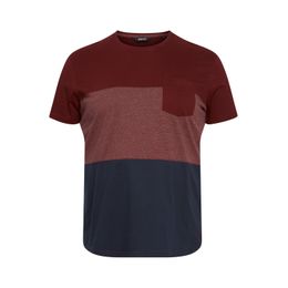 !Solid T-Shirt SOLID "T-Shirt SDMingo Big & Tall", Jungen, Gr. 4XL, rot (wine rot), Obermaterial: 80% Baumwolle CO. 20% Polyester PES., Shirts T-Shirt