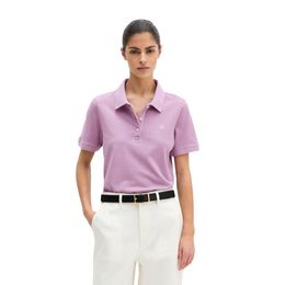 Marc O'Polo Poloshirt MARC O'POLO "aus Piqu&eacute;-Jersey", Damen, Gr. L, warm lila, Obermaterial: 96% Baumwolle, 4% Elasthan, unifarben, regular fit, Shirts