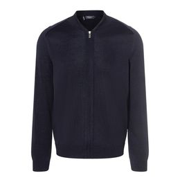 Strickjacke Maerz Muenchen "Maerz Muenchen 585600 Strickjacke Herren Bekleidung", Herren, Gr. 48, dunkelblau, 100% Wolle (Merino), Strickjacken Strickjacke