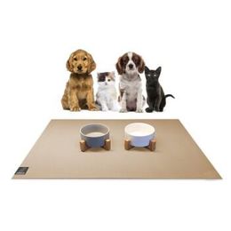 SANOZOO &reg; - Napfunterlage, &Ouml;ko-Tex, Rechteckig 60 x 120 cm Sand / Beige