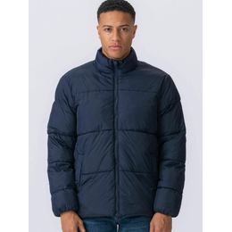 Outdoorjacke TEESHOPPEN "TEESHOPPEN Jacket Puffer Jacket", Herren, Gr. L, navy, Obermaterial: 100% Nylon, Jacken Outdoorjacke