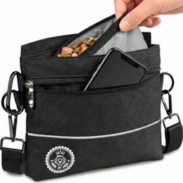 HUND IST K&Ouml;NIG &reg; Leckerlietasche f&uuml;r Hunde mit Einhand-Magnet-Verschluss f&uuml;r Gassi & Hundetraining L