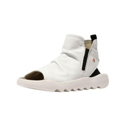 Schaftsandalette Softinos "Softinos Sandalen Leder", Damen, Gr. 37, wei&szlig;, Leder, Schuhe
