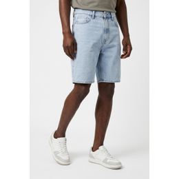 Only & Sons Shorts ONLY & SONS "ONSFADE PIM DNM SHORTS BOX", Herren, Gr. L, N-Gr, light blau denim, Web, Obermaterial: 100% Baumwolle, unifarben, straight fit knielang, Hosen Shorts