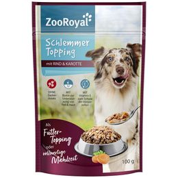ZooRoyal Hundetrockenfutter 'Schlemmer Topping Rind & Karotte' 4 x 100 g