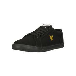Lyle & Scott Sneaker LYLE & SCOTT "Halket", Herren, Gr. 41, schwarz, Kunstfaser, Schuhe Sneaker, mit vulkanisierter Sohle