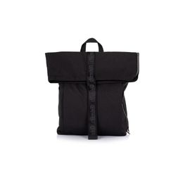 Chipolino Kinderwagen-Rucksack Wickelauflage Thermotasche Rei&szlig;verschluss Griff schwarz