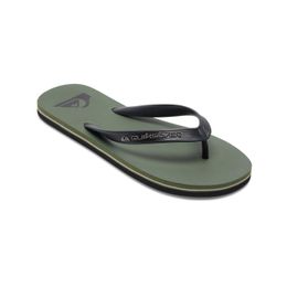 Sandale Quiksilver "Molokai Core", Herren, Gr. 13(46), gr&uuml;n (gr&uuml;n 1), Obermaterial:Obermaterial: Synthetikmaterial / Au&szlig;ensohle: Moosgummi;, Schuhe Sandale