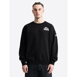 Lonsdale Herren Rundhals Sweatshirt normale Passform HAIGHTON