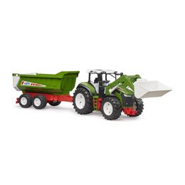 Bruder Bruder 03452 ROADMAX Traktor mit Frontlader und Kippanh&auml;nger