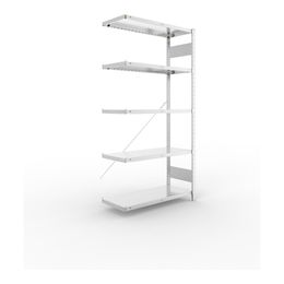 META Steckregal CLIP 230 AR 2000 x 1000 x 400 verzinkt mit 5 B&ouml;den (2001543)