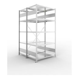 META Steckregal S3 CLIP 230 DGR 2000 x 1000 x 600 verzinkt mit 2 x 5 B&ouml;den (200180827)