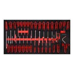 KS Tools Schraubendreher-Satz in Schaumstoffeinlage, 33-tlg (813.0033)