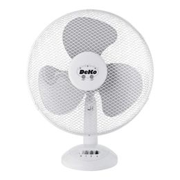DEKO Tischventilator 40cm, 45W, osz. B 405 Stratos ws)
