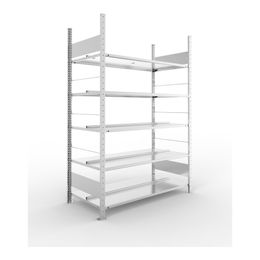 META B&uuml;roregal S3 COMPACT 1850 x 1250 x 600 mm verzinkt doppelseitig (200178018)