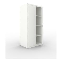 META Schrankmodul CLIP 150 2000 x 1000 x 600 mm RAL 7035 kpl. mit 5 B&ouml;den (20091283)