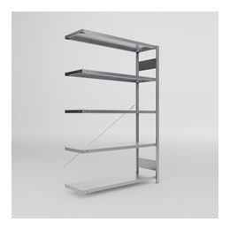 META Fachboden-Anbauregal S3 CLIP 2000 x 1300 x 400 mm verzinkt (9900013283)