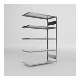 META Fachboden-Anbauregal S3 CLIP 2000 x 1300 x 600 mm verzinkt (9900013360)