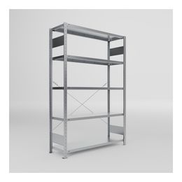 META Fachbodenregal S3 CLIP 2000 x 1300 x 400 mm verzinkt 230 kg Fachlast (9900013331)